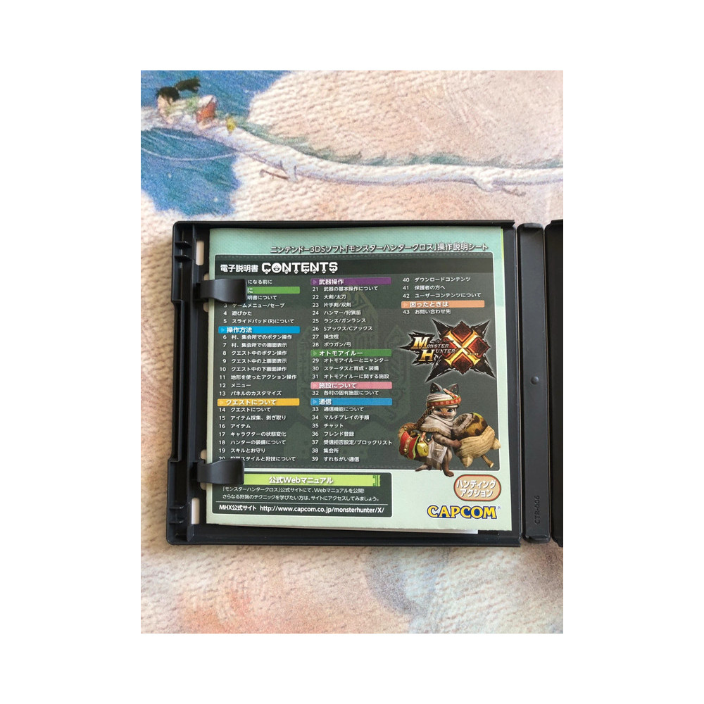 Import Japon Monster Hunter X-Cross jeu Nintendo 3DS