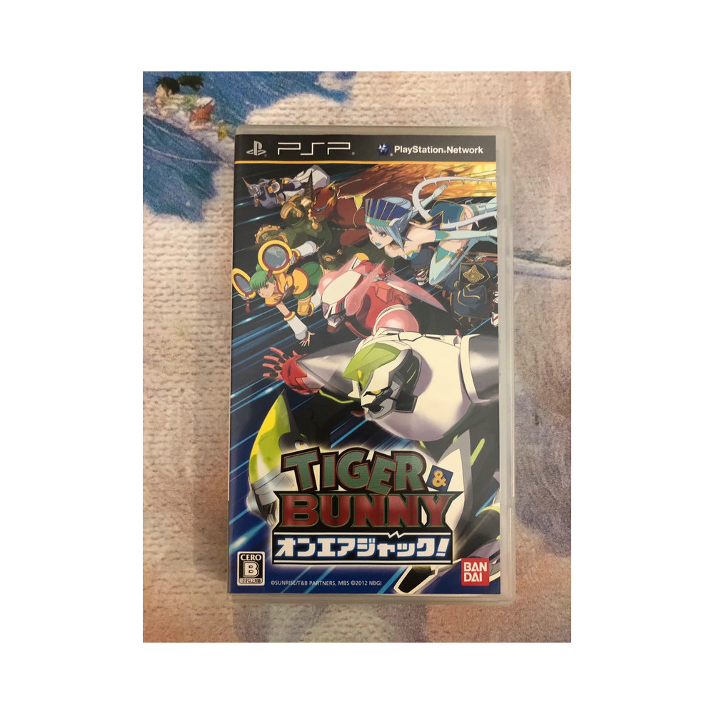 Import Japon Tiger & Bunny: On-Air Jack! jeu Sony Psp. Expédition de France